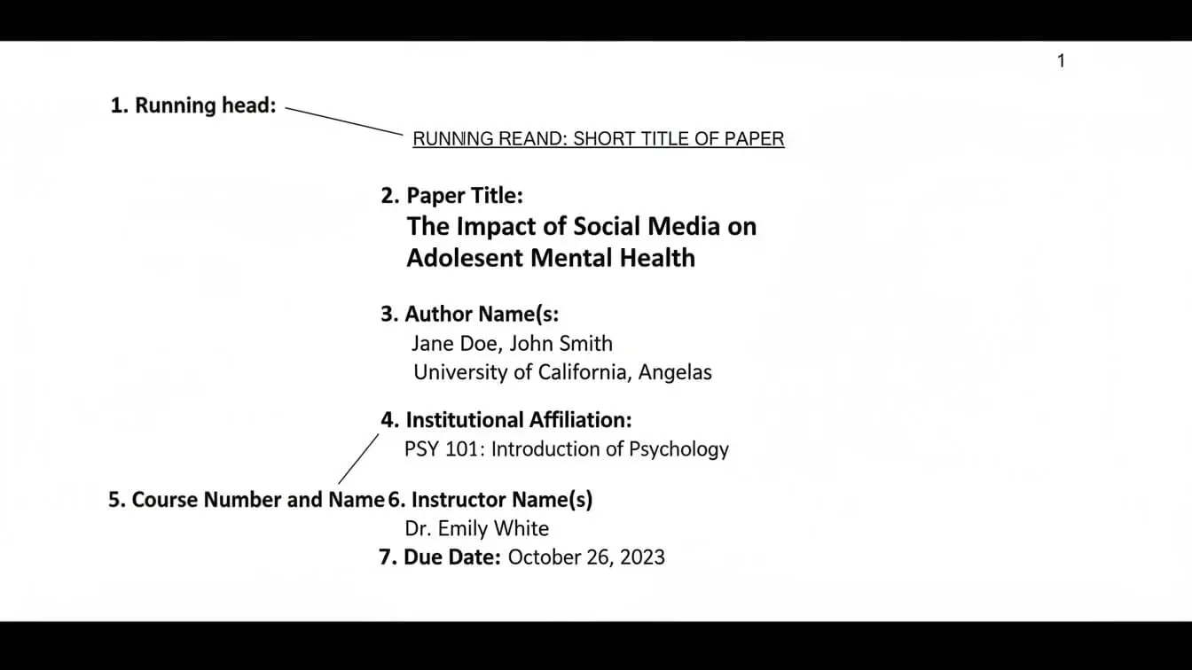 What Is an APA Title Page and Why Does It Matter? — AI Free Forever