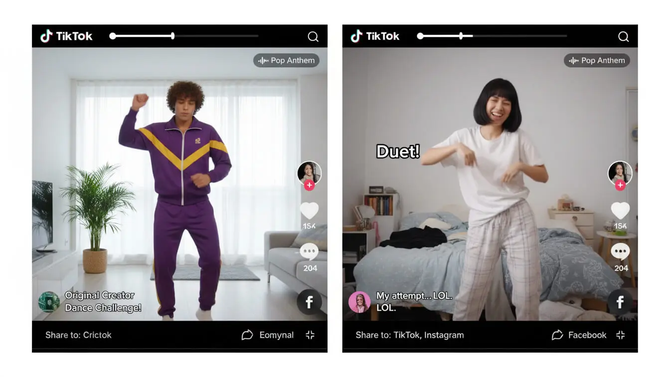 How to Use TikTok Duets and Stitches to Ride Viral Trends Successfully ...
