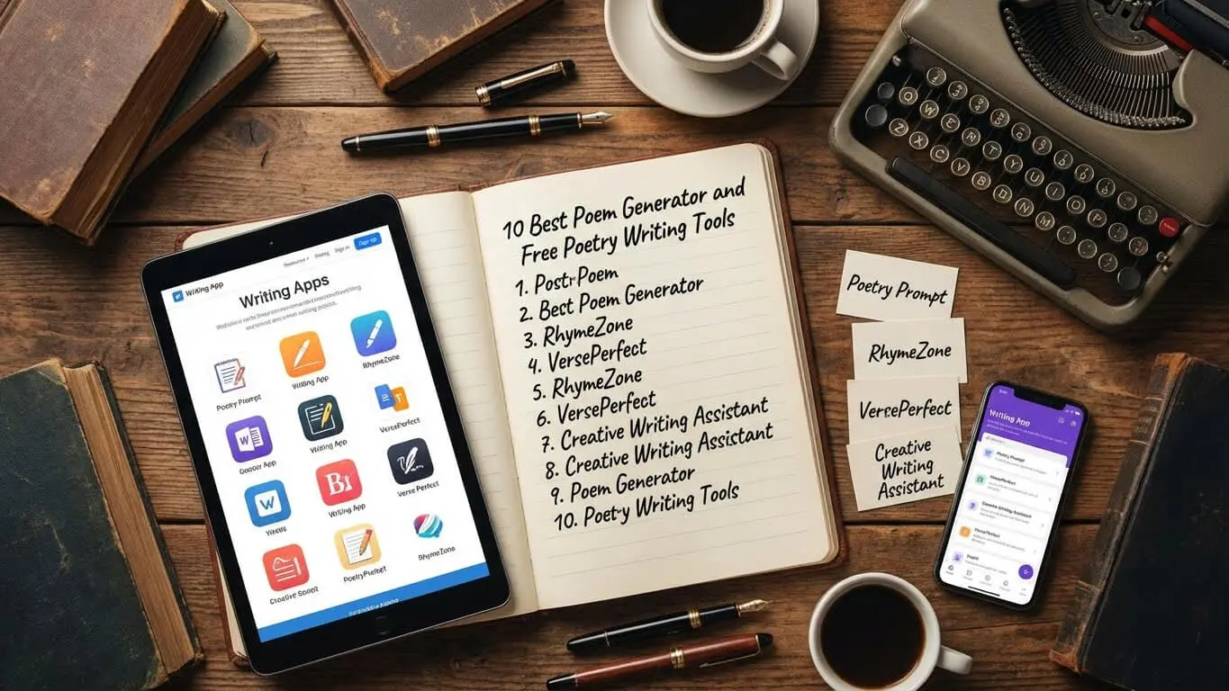 10 Best Poem Generator and Free Poetry Writing Tools — AI Free Forever