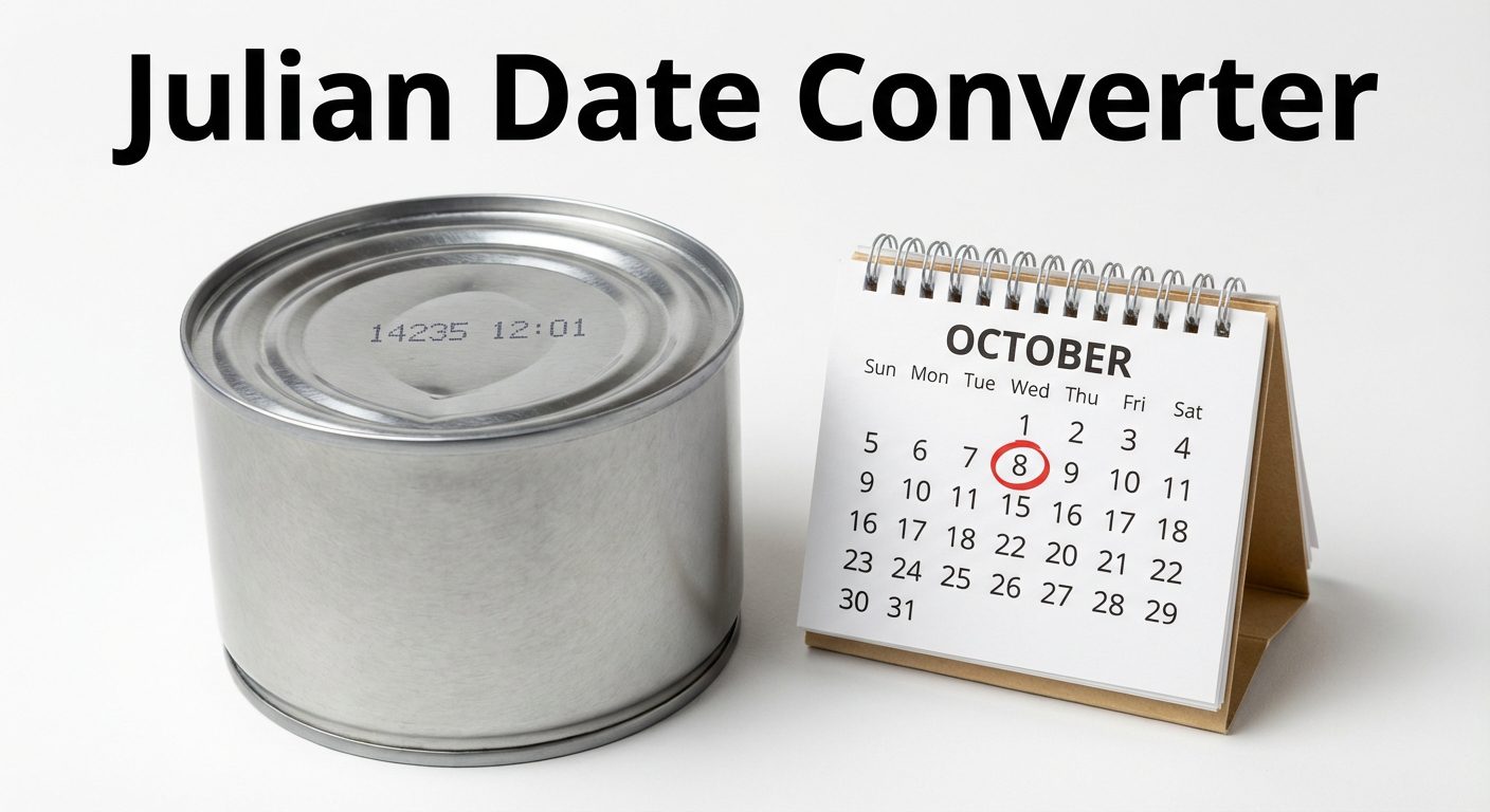Julian Date Converter - Manufacturing Date Code to Calendar | AI Free ...