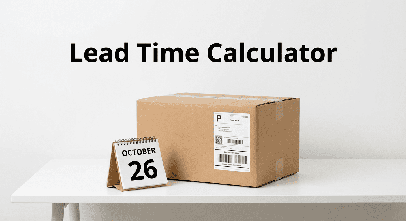 Lead Time Calculator - Estimate Delivery Date from Order to Arrival Free