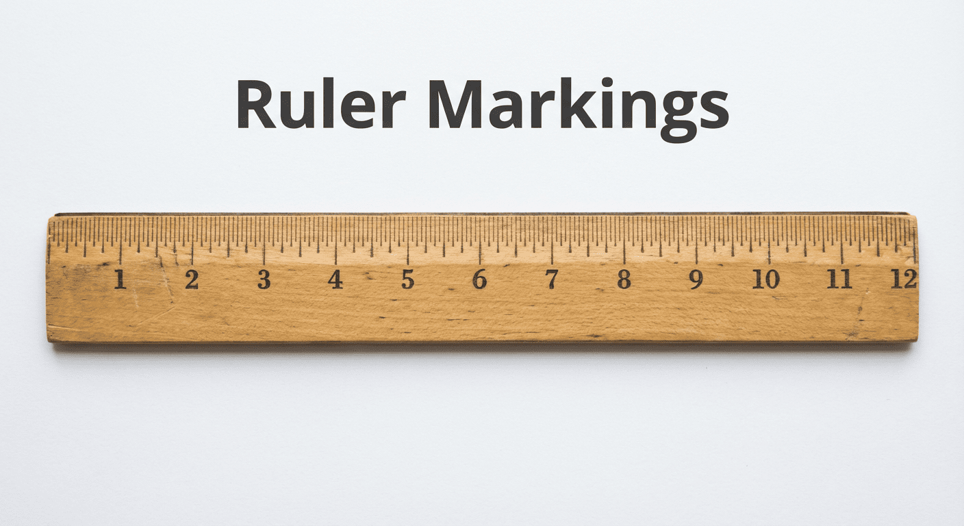 Ruler Markings - How to Read a Ruler and Identify Markings | AI Free ...