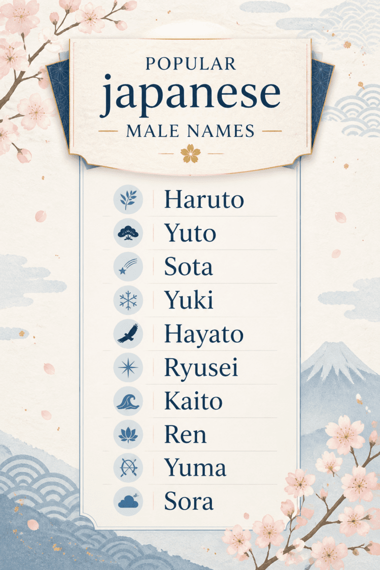50 Japanese Male Names From History and Modern Japan — AI Free Forever